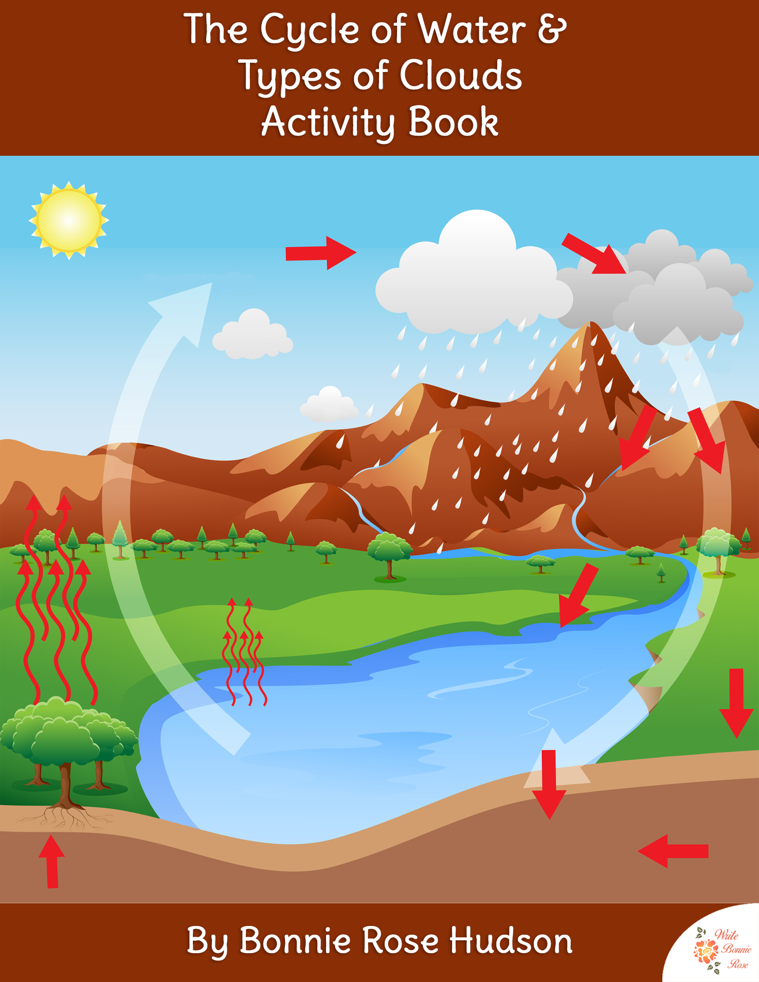 The Cycle of Water & Types of Clouds Activity Book-Learning About ...