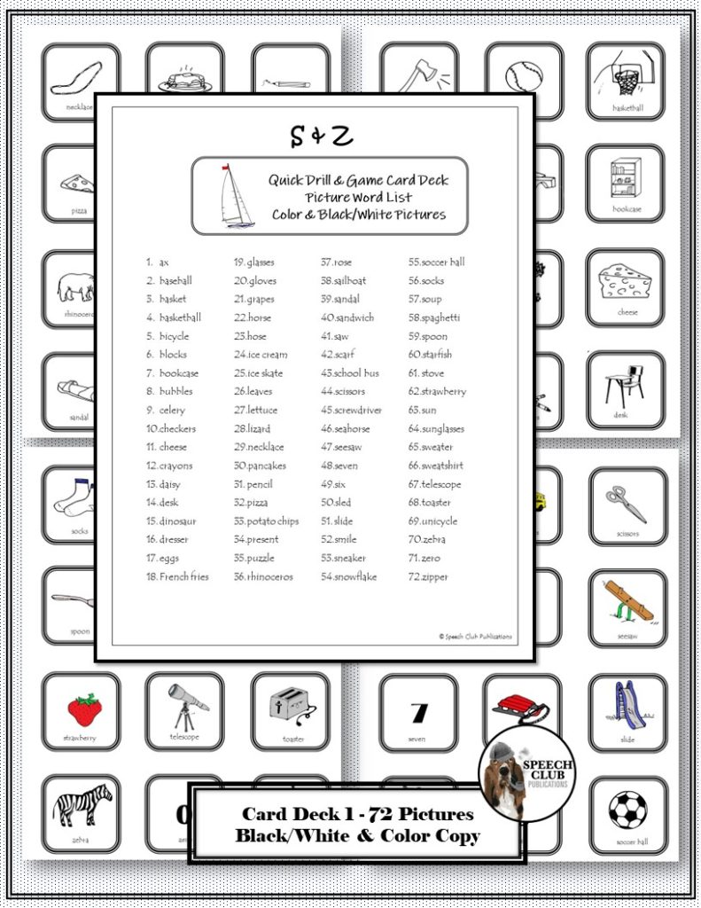 Articulation Kit for S/Z - Assessment and Intervention Activities ...