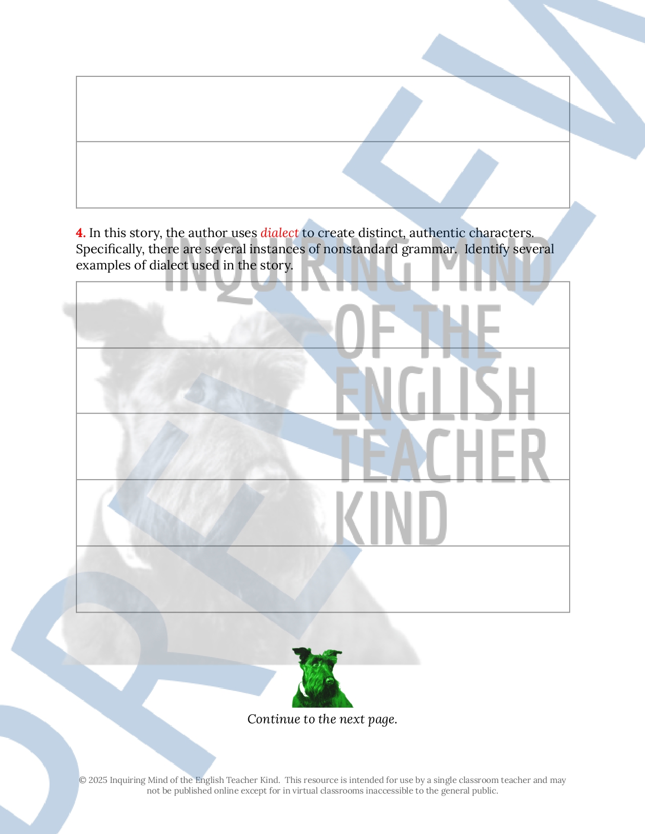 "Thank You, Ma'am" Quiz, Close Reading Inference Worksheet, and ...