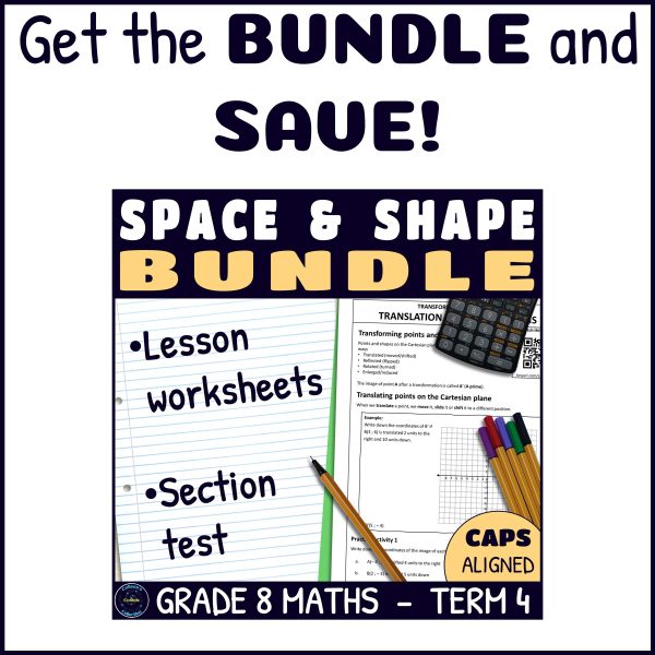 Transformations and 3D Geometry Test - Grade 8 Maths Term 4 Section ...