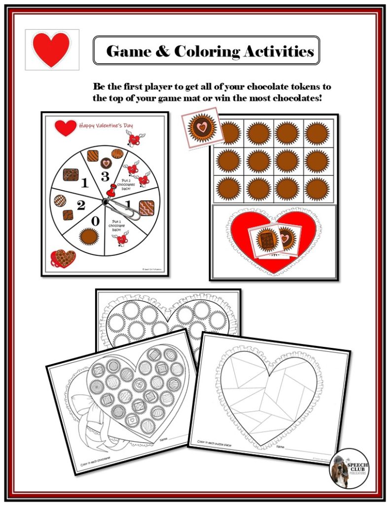 Valentine’s Day for Articulation – Sentence Formulation – Figurative ...