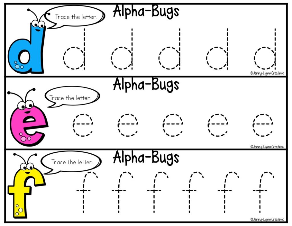 Alpha-Bugs Letter Tracing Cards | Made By Teachers