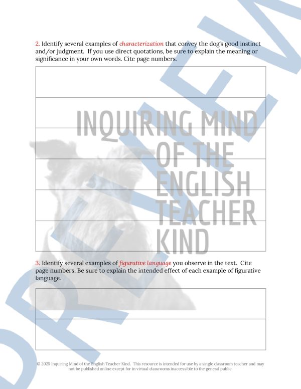 "To Build a Fire" by Jack London Literary Craft Analysis Activity ...
