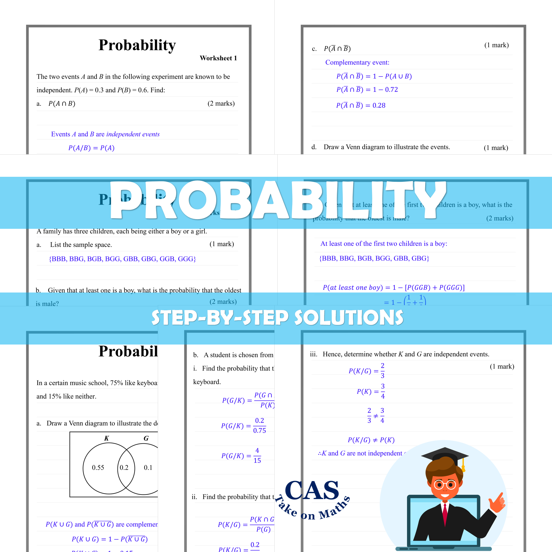 Probability Revision 1-Problem Solving | Made By Teachers
