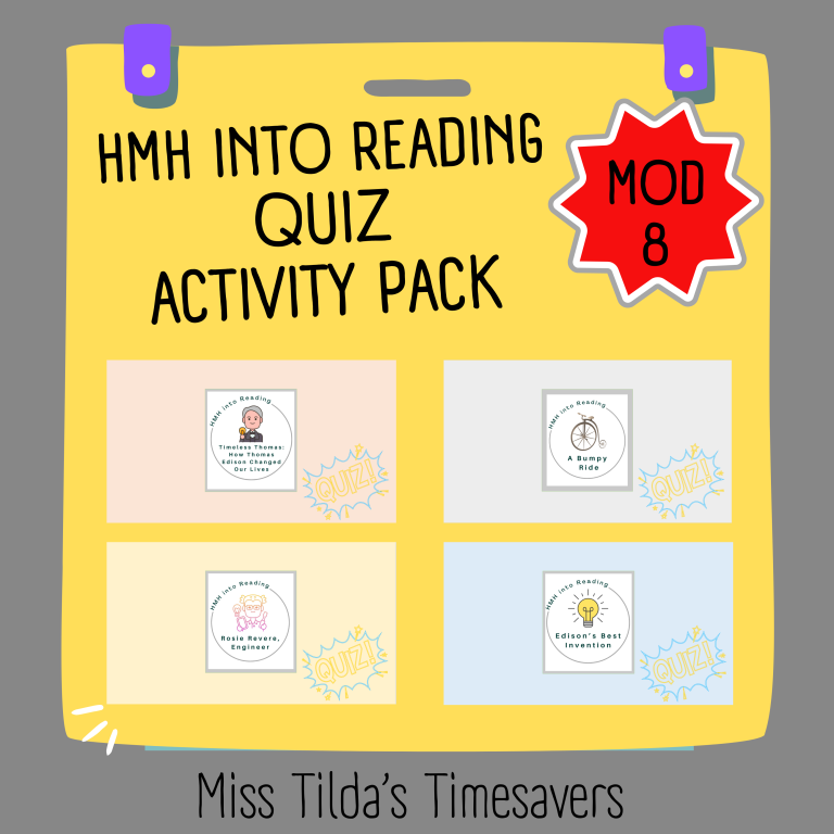 Grade 3 HMH into Reading Module 8 PowerPoint Assessment Pack - Made By ...