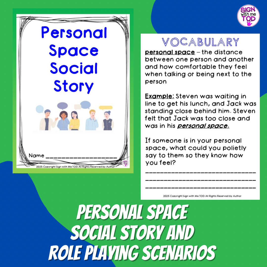 personal space social story | Made By Teachers