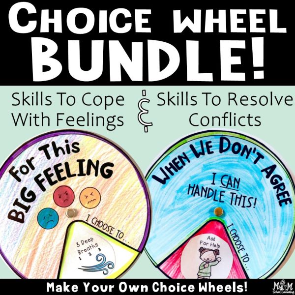 Choice Wheel Bundle / Conflict Resolution & Coping / Personalized ...
