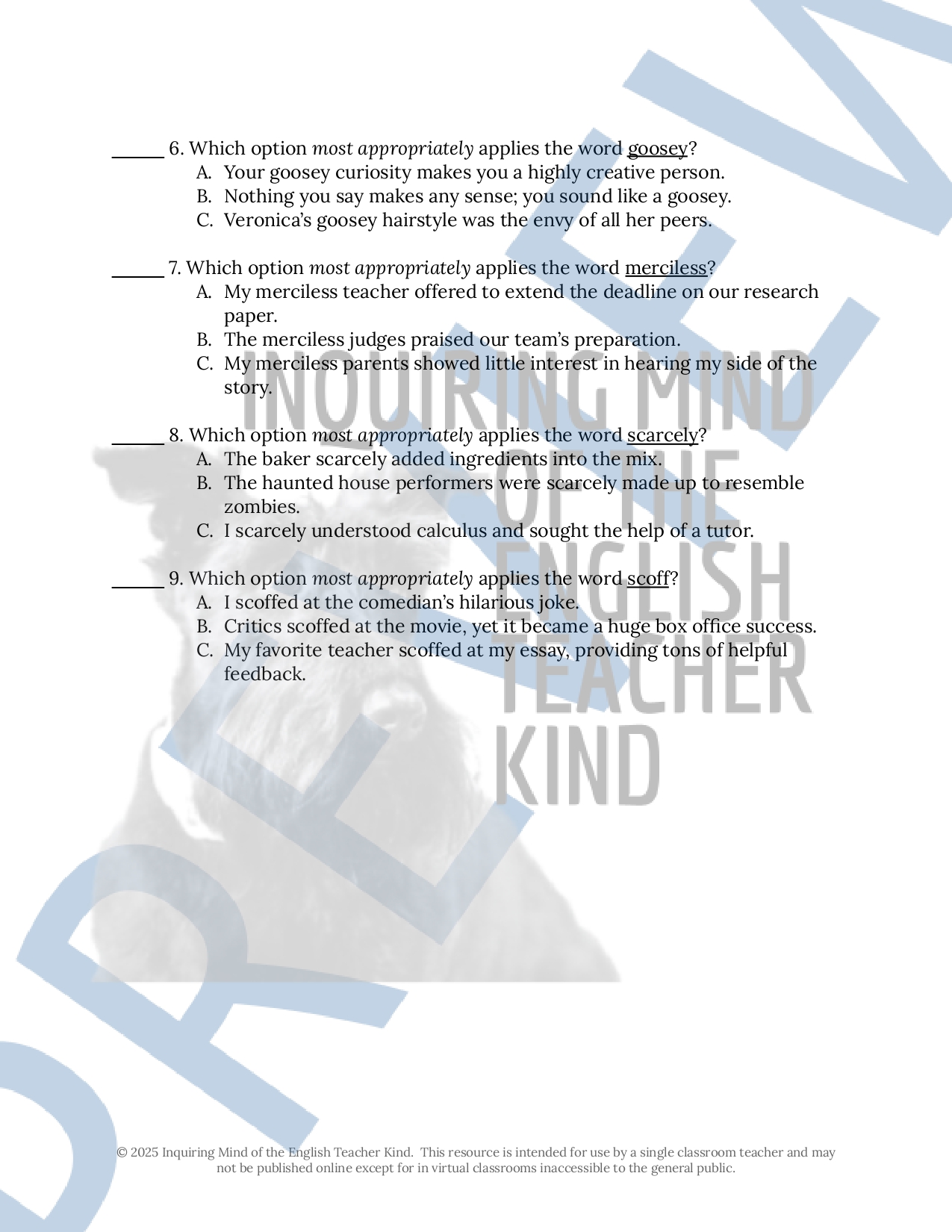 "The Last Leaf" by O. Henry Vocabulary Games and Activities for High ...
