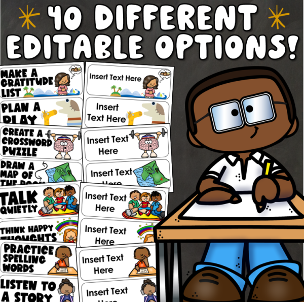 Early Finisher Poster Set I'm Done What Can I Do Visual Directions ...