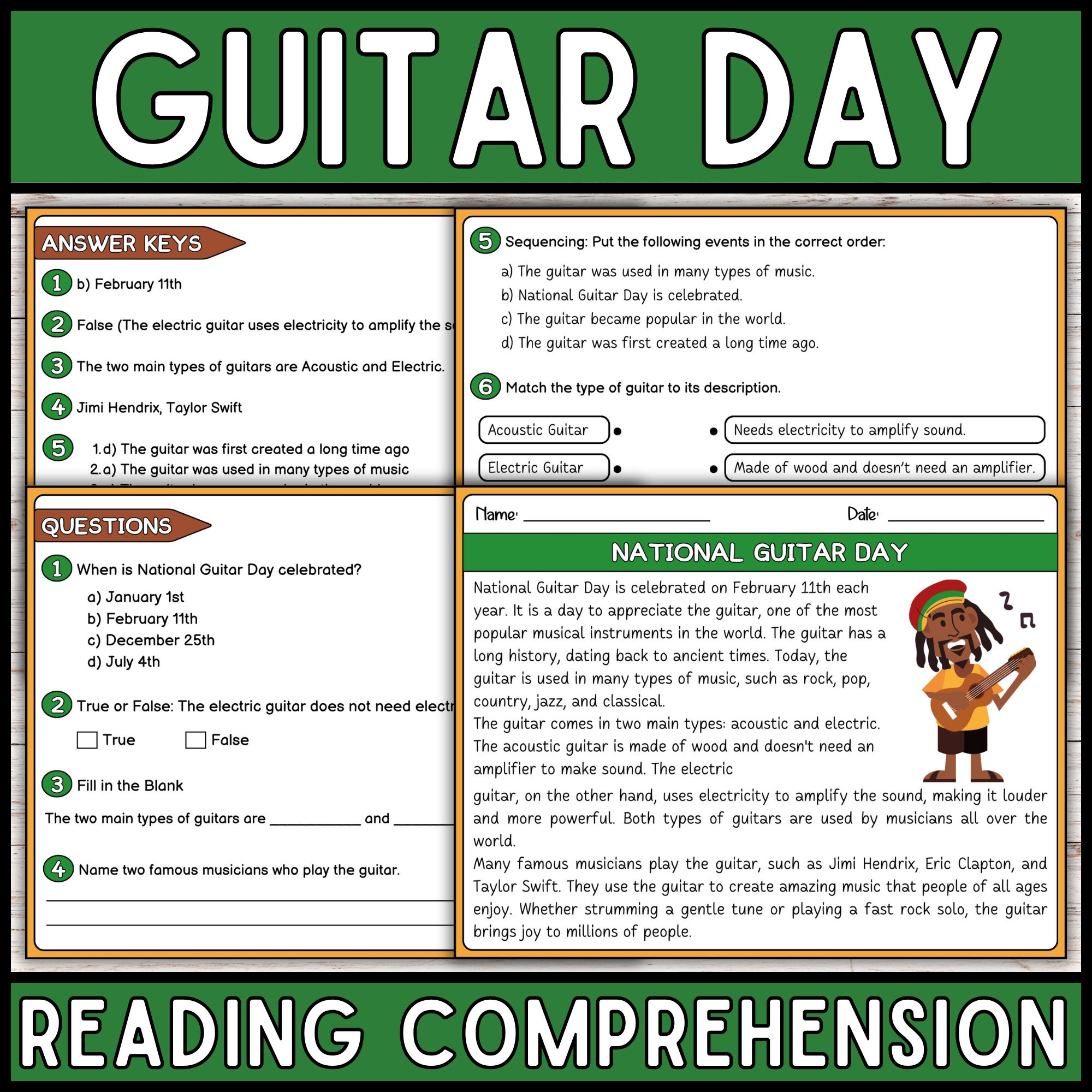 April Fool's Emergent Reader - Spring April Fool's Mini-Book for Early ...