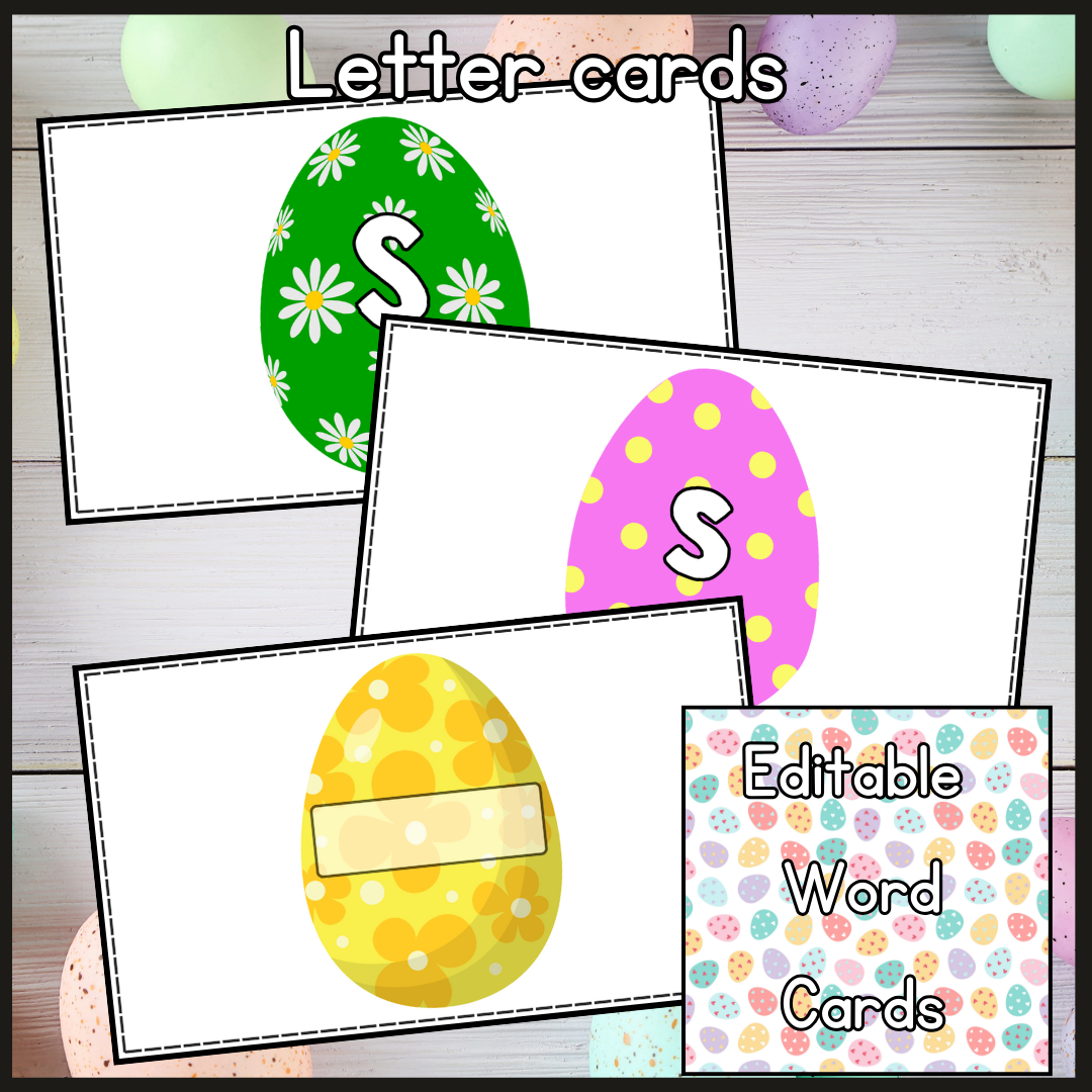 Editable Easter Egg Card Game and Activities | Made By Teachers