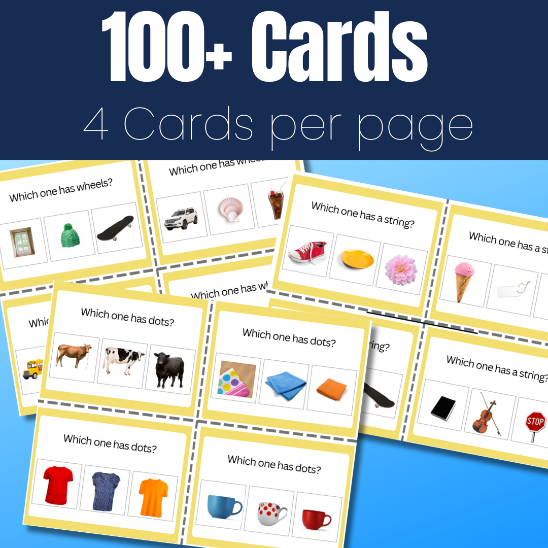 ID Some None All Printable Flashcards Aligned with ABLLS-R R11, R12 ...