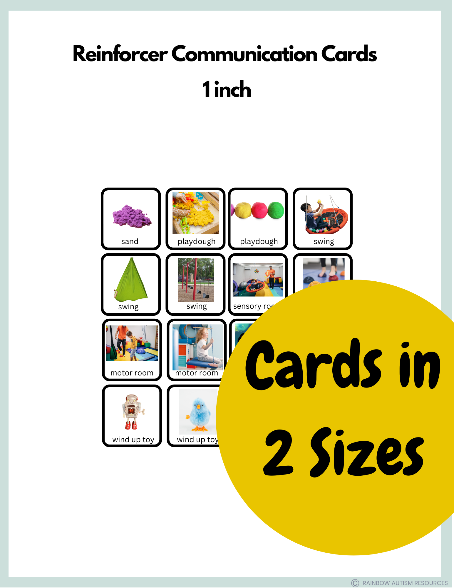 Reinforcer Rewards Communication Cards & Visual Support | Made By Teachers