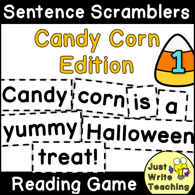 Halloween Bones - Sentence Scramblers Reading Game | Made By Teachers