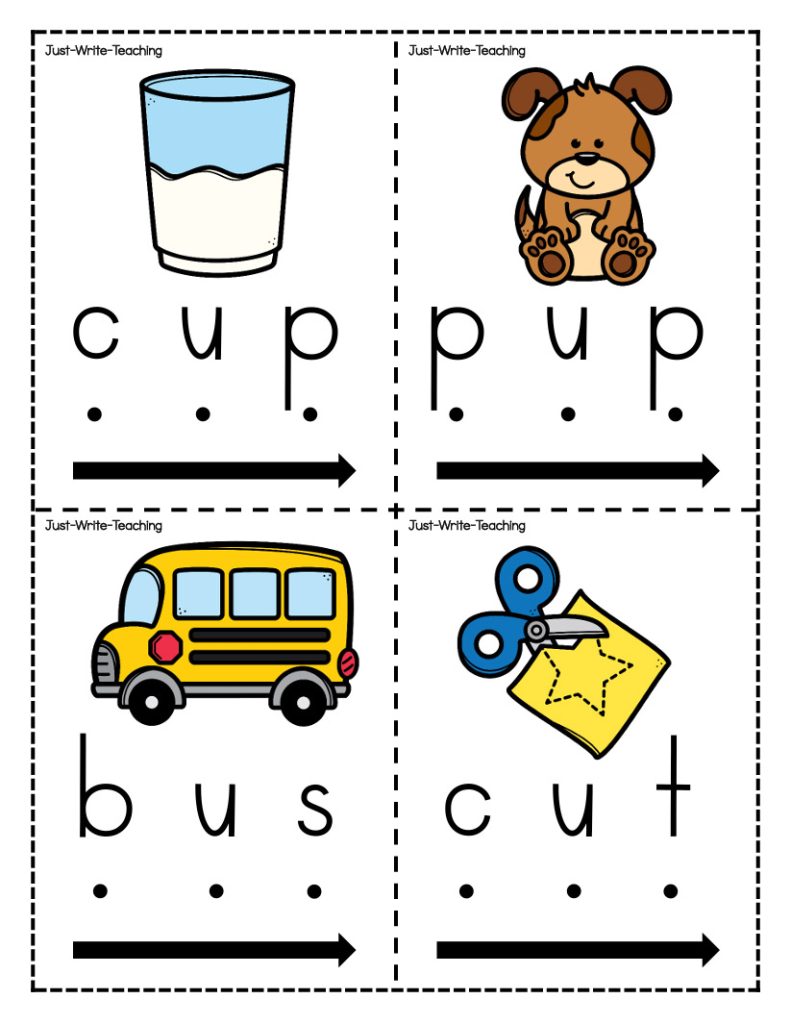 Phonics Word Cards - CVC Short U | Made By Teachers