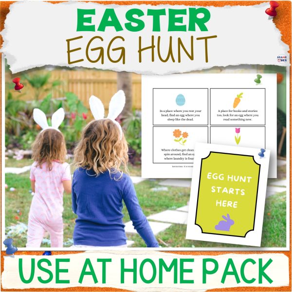 Easter Egg Hunt Easter Scavenger Hunt Printable Kids Homeschool Play at ...