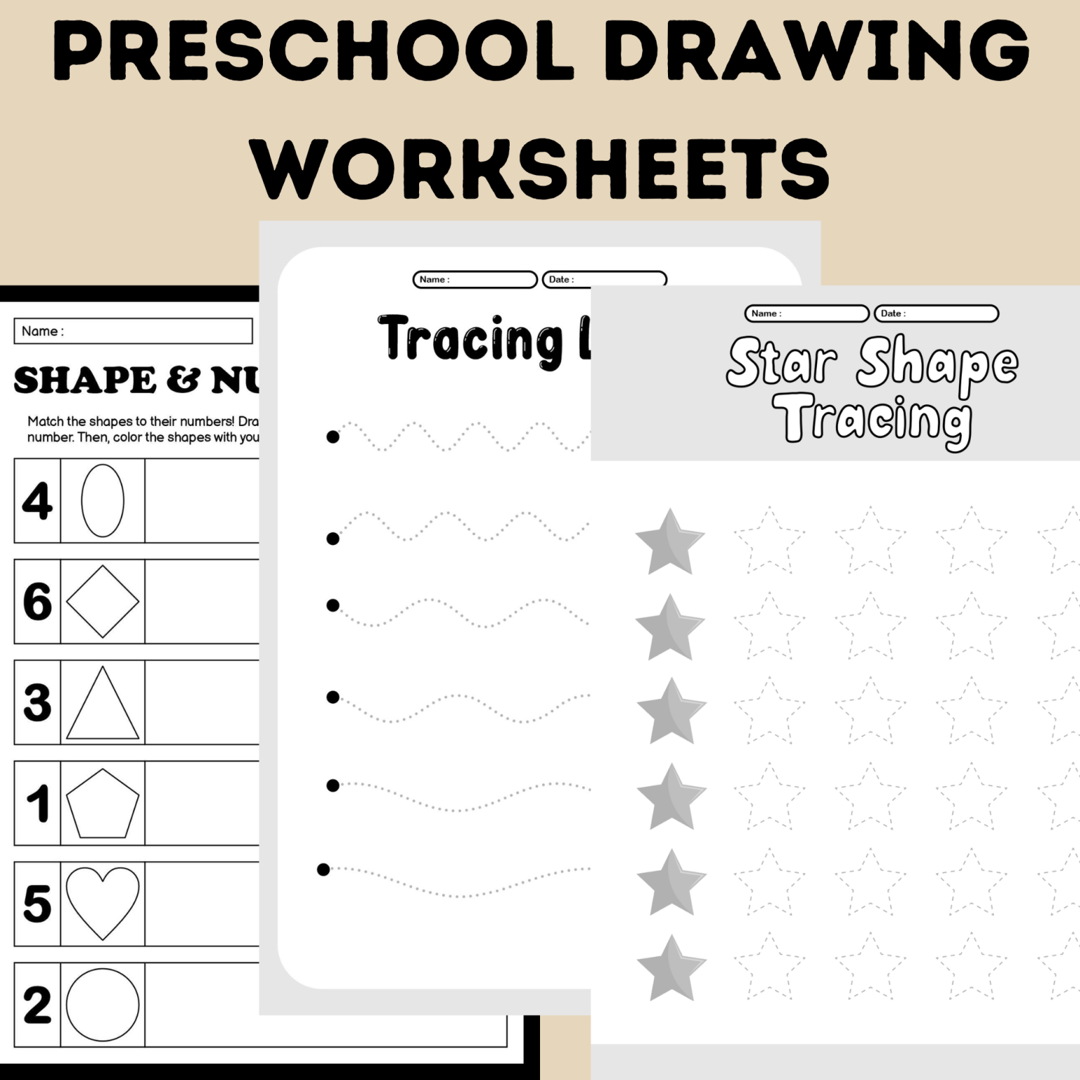 Preschool Drawing Worksheets | Made By Teachers