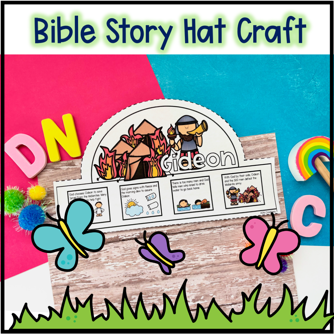 Gideon Sunday School Bible Lesson | Gideon and the 300 Men Bible ...