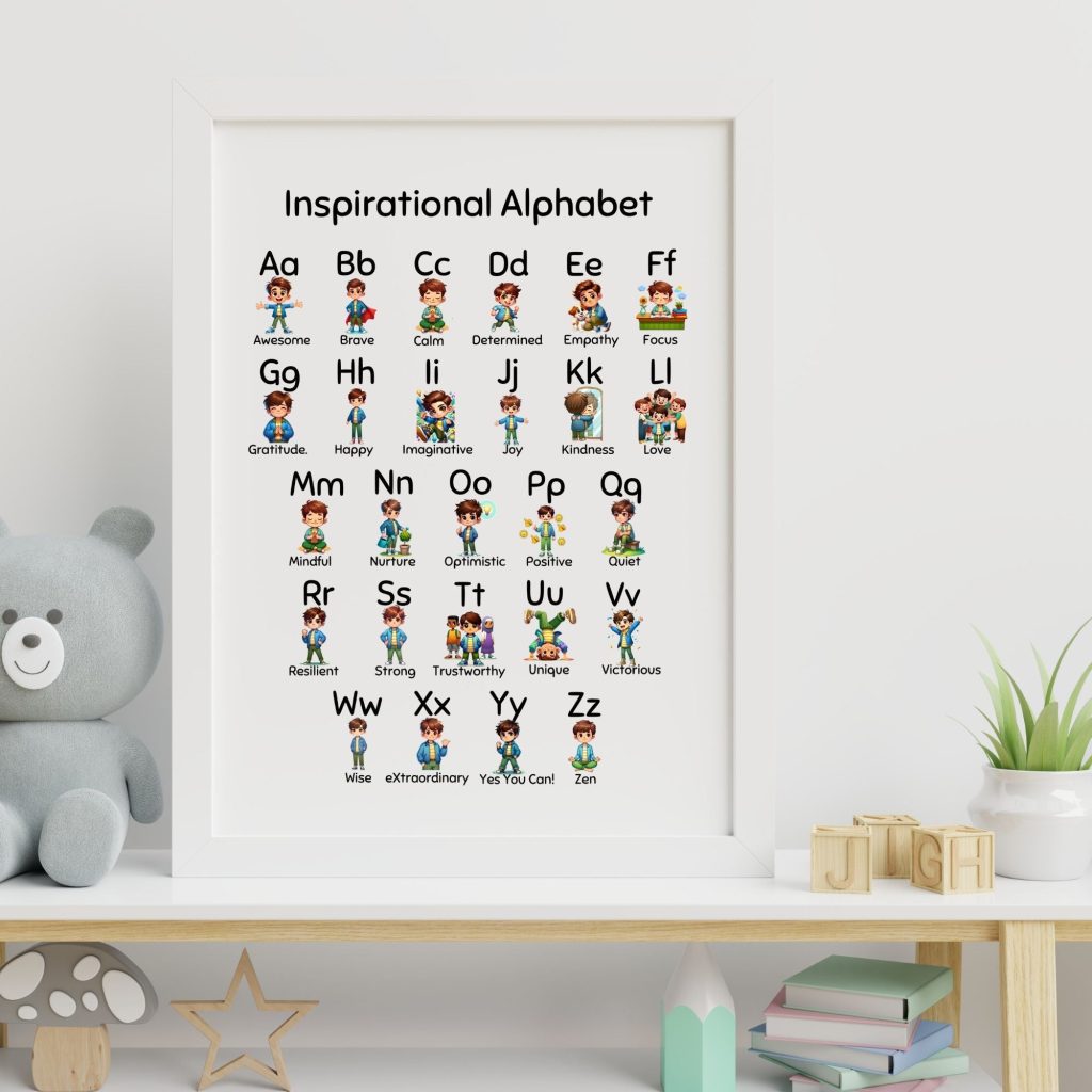 Inspirational Positive Alphabet Cards and Poster Set | Made By Teachers