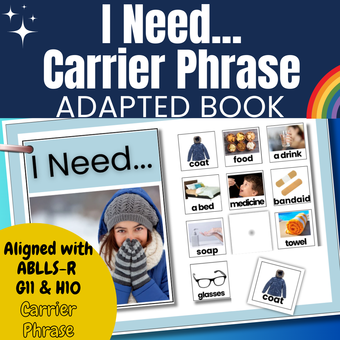 Label Using Carrier Phrase "I See a" | Household Items Adapted Book ...