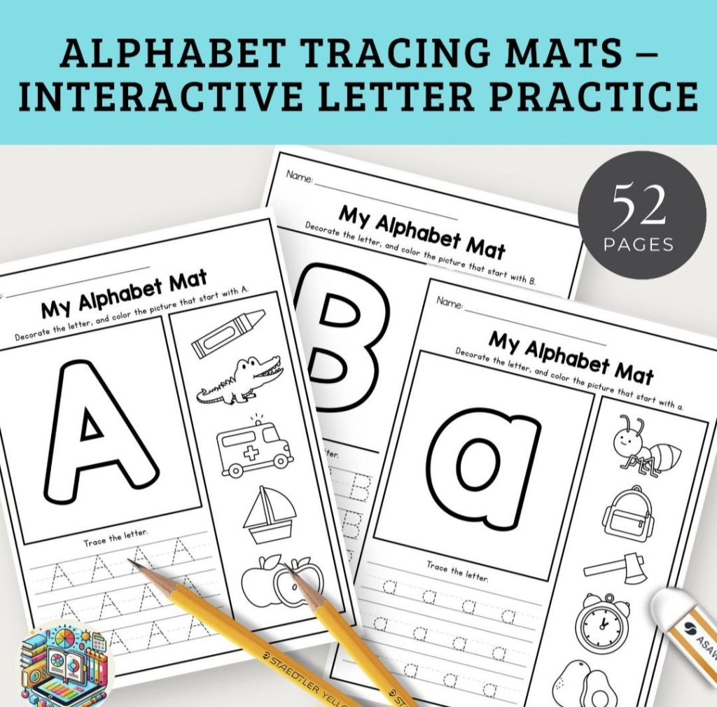 Alphabet Tracing Mats – Interactive Letter Practice | Made By Teachers