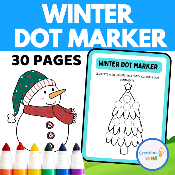 Winter Dot Marker . | Made By Teachers