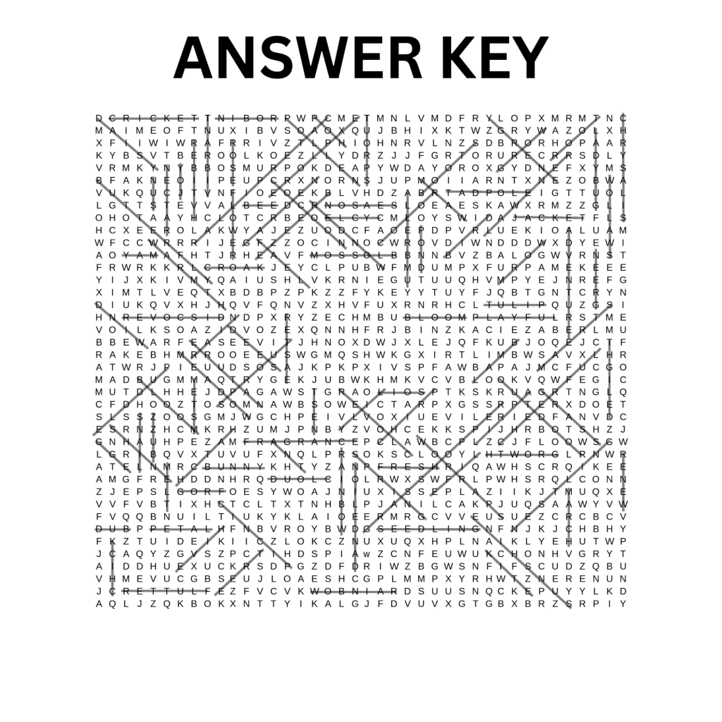 Spring Word Search Worksheets Activity | 105 Words + Answer Key - Made ...