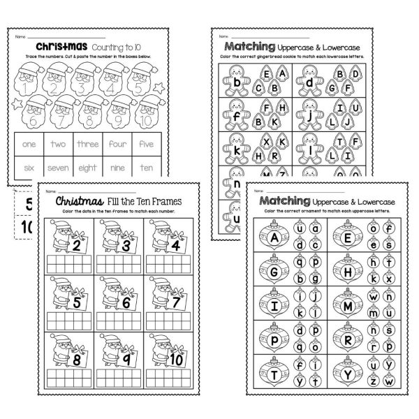 Christmas Fun Worksheets for Pre-K | No Prep | Made By Teachers