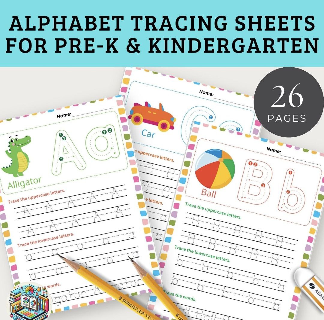 FREEBIES: A-Z Letter Tracing Practice Sheets | Made By Teachers