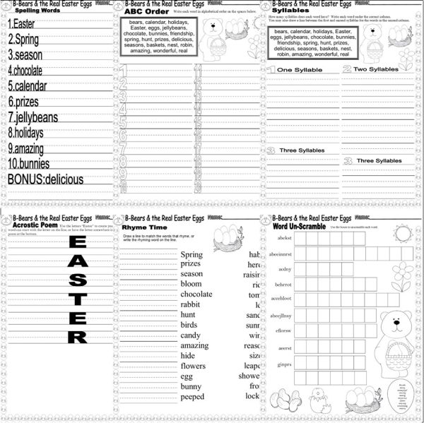 Berenstain Bears Real Easter Eggs Read Aloud Book Study Companion ...