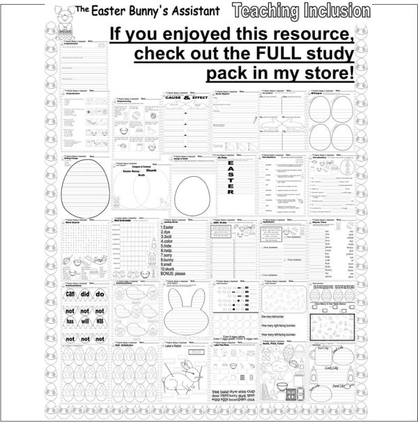 The Easter Bunny's Assistant Reading Comprehension Test & Story ...