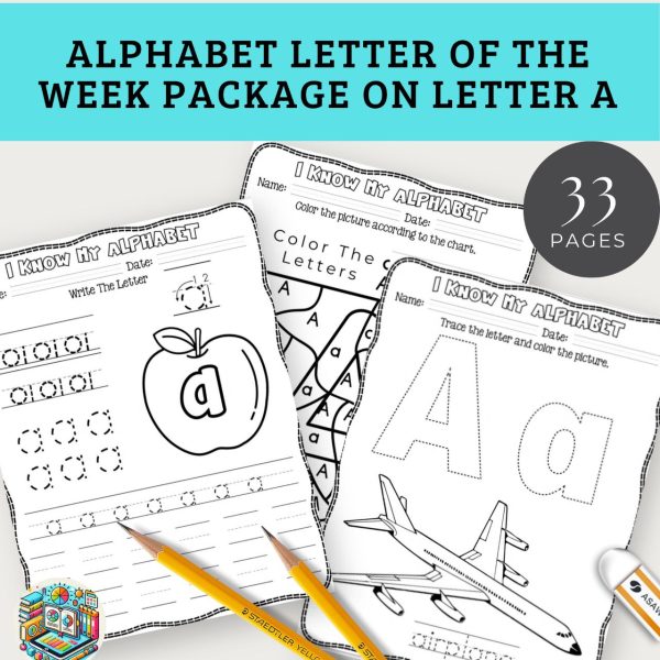 Alphabet Letter of the Week Package on Letter A | Made By Teachers