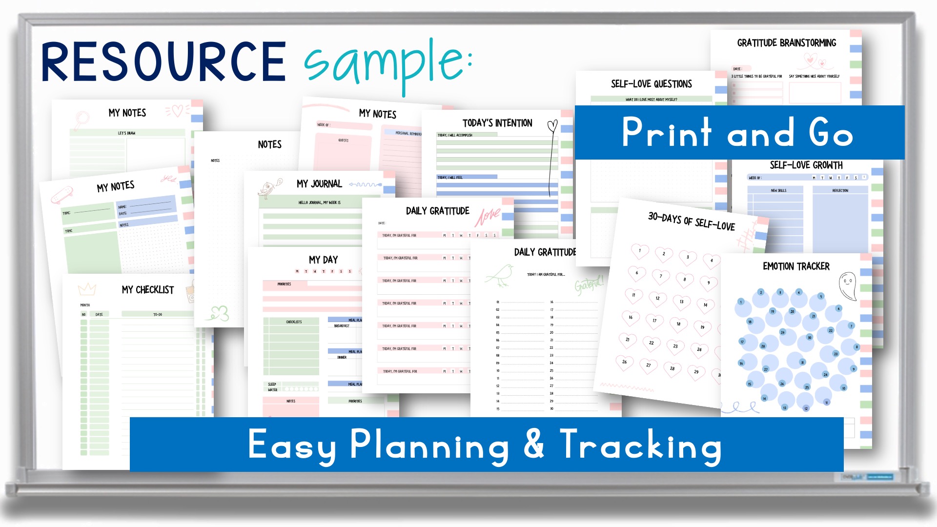 ADHD Planner For Kids ADHD Student Checklists Visuals Strategies ...