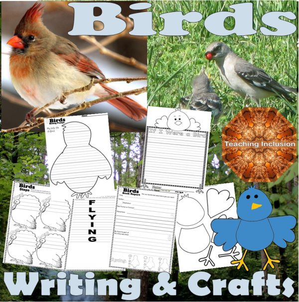 Birds NO PREP Writing Prompts & Crafts Activities Worksheets Spring ...