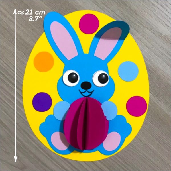 Make an Easter Egg Bunny Rabbit Craft Spring Crafts Decoration Card Art ...