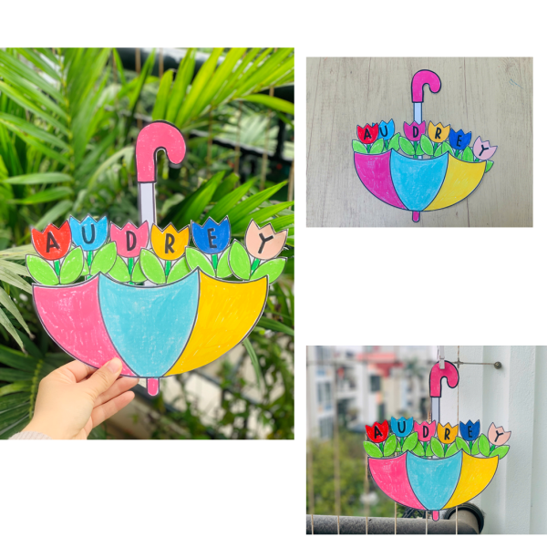 Flower Spring Name Craft Activity/ April Craft Writing Activity/ Spring ...
