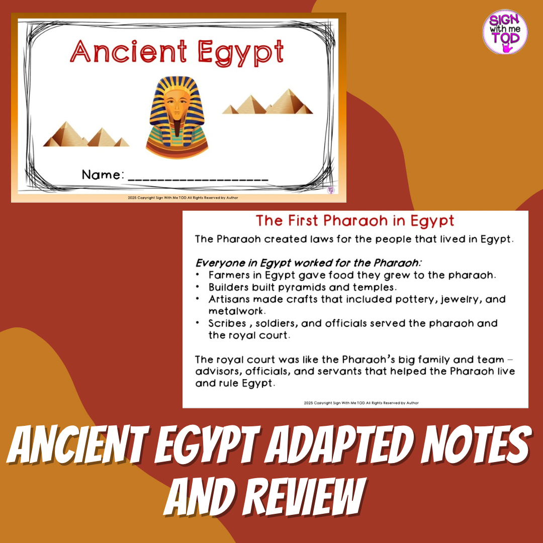 ancient egypt adapted notes | Made By Teachers