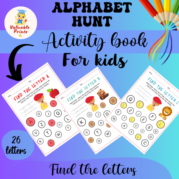 Alphabet Dollar Deal: Alphabet Hunt interactive activity for kids ...