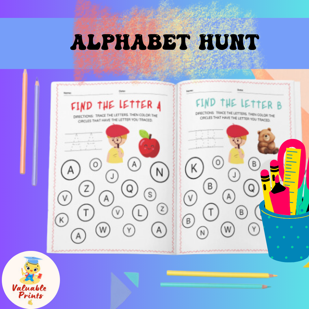 Alphabet Dollar Deal: Alphabet Hunt interactive activity for kids ...