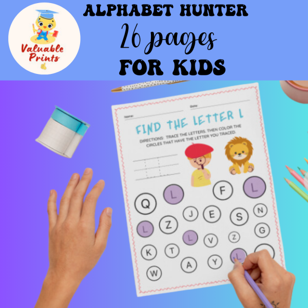 Alphabet Dollar Deal: Alphabet Hunt interactive activity for kids ...