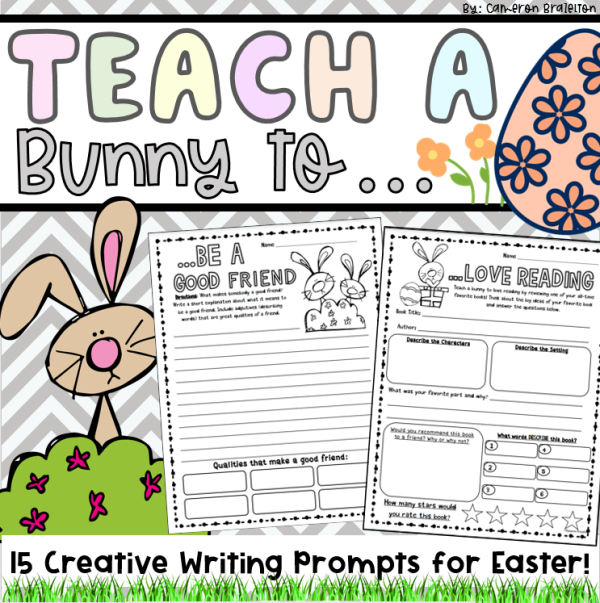 Easter Bunny Writing Activity | Spring Creative Writing Prompts | Made ...