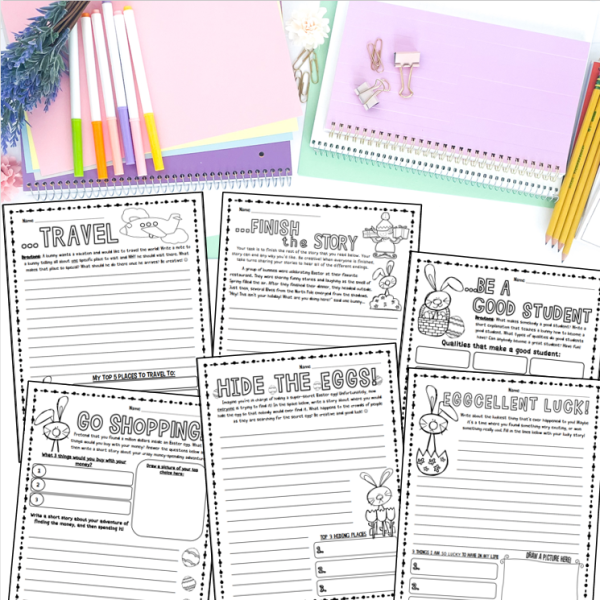 Easter Bunny Writing Activity | Spring Creative Writing Prompts | Made ...