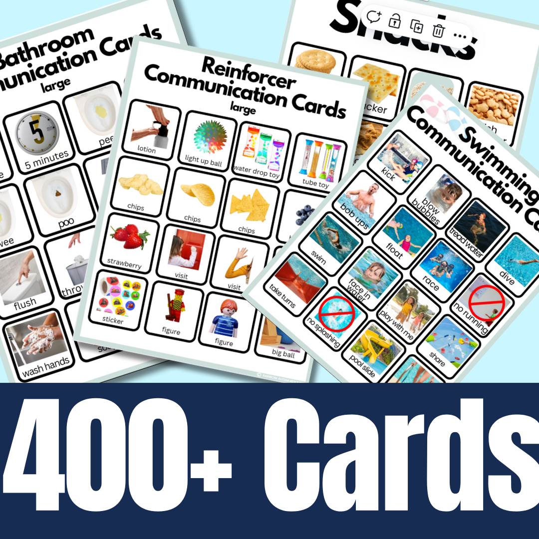 PECS Style Communication Cards BUNDLE | Autism Visual Support for ...