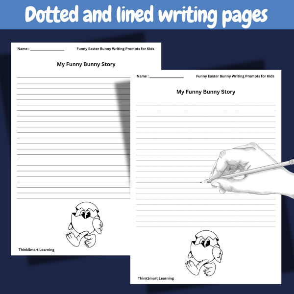 Easter Bunny Craft for Spring Funny Bunny Writing Prompts for Kids ...