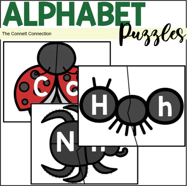 Insect Alphabet and Number Flash Cards and Puzzles - Made By Teachers
