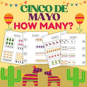 Cinco de Mayo How many? Math Worksheets Activity For Kids Mexican ...