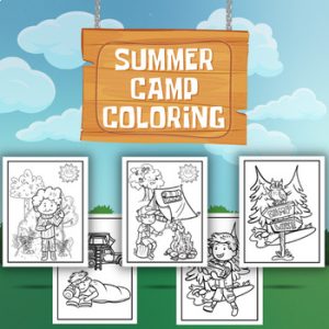 Summer Camp Coloring Pages – 11 Fun Printable Sheets for Kids ...