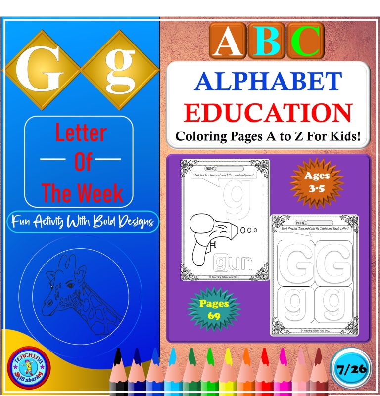 ABC : Alphabet Education Coloring Pages A to Z! | Made By Teachers