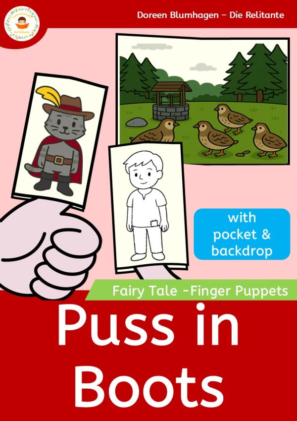 Puss in Boots – Fairy Tale Finger Puppet Theater | Story Retelling ...