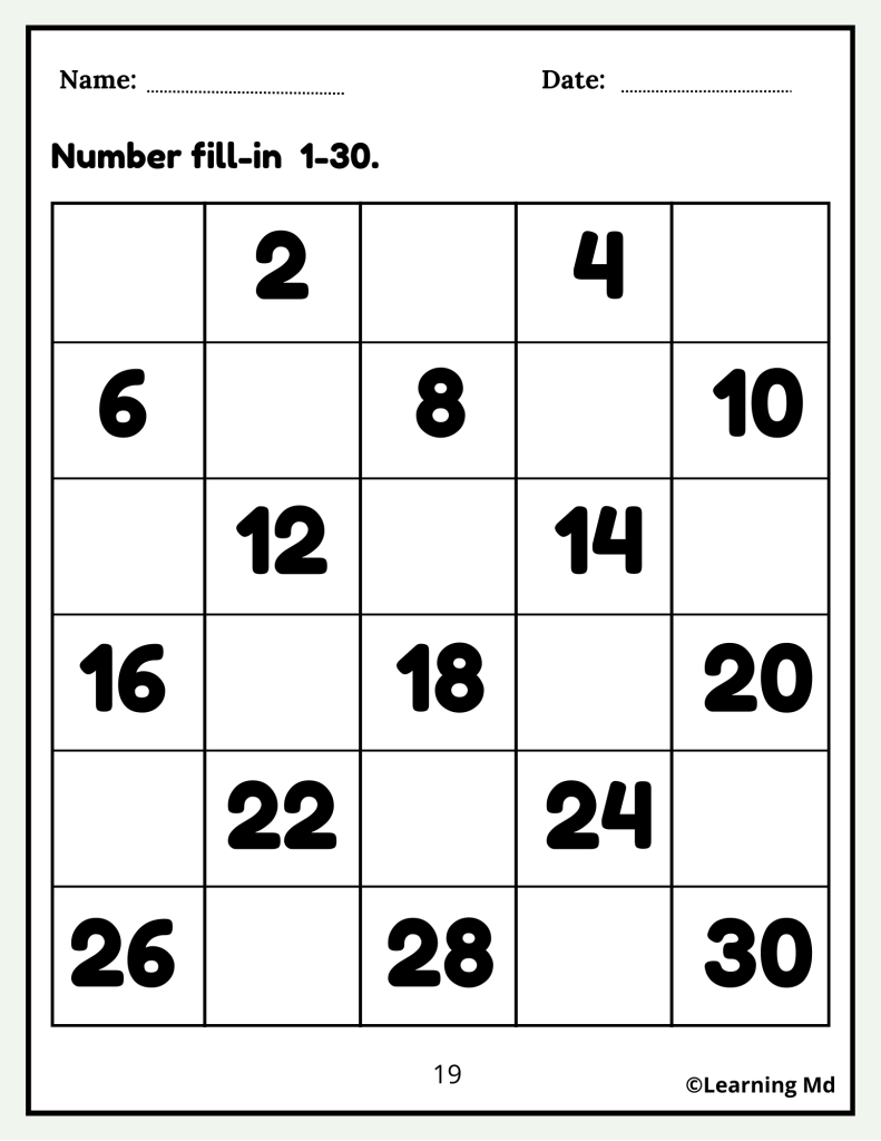 Hundreds Chart to 100 - Fill in Missing Numbers - Made By Teachers